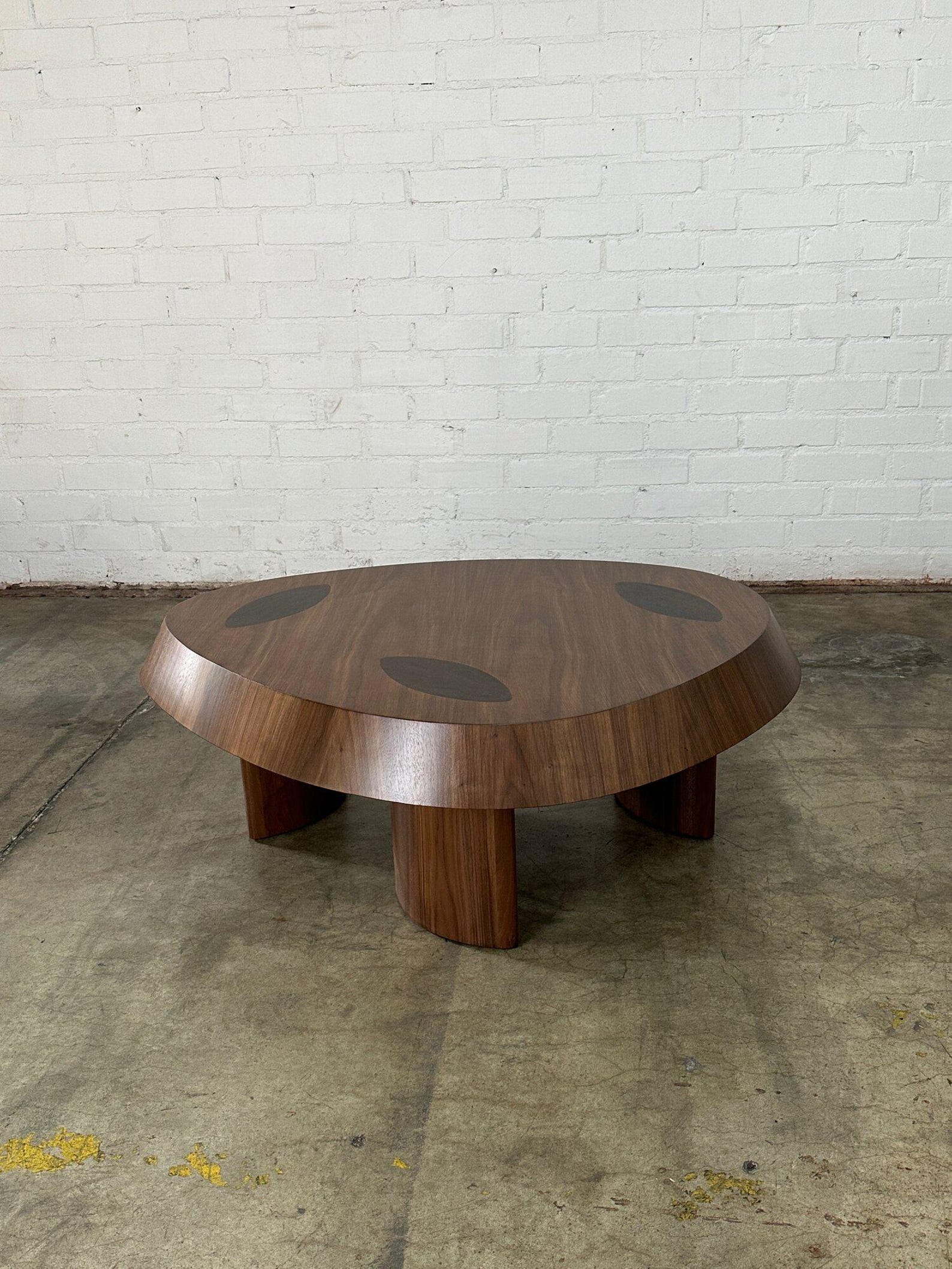 Custom Beveled Walnut Coffee Table - Etsy