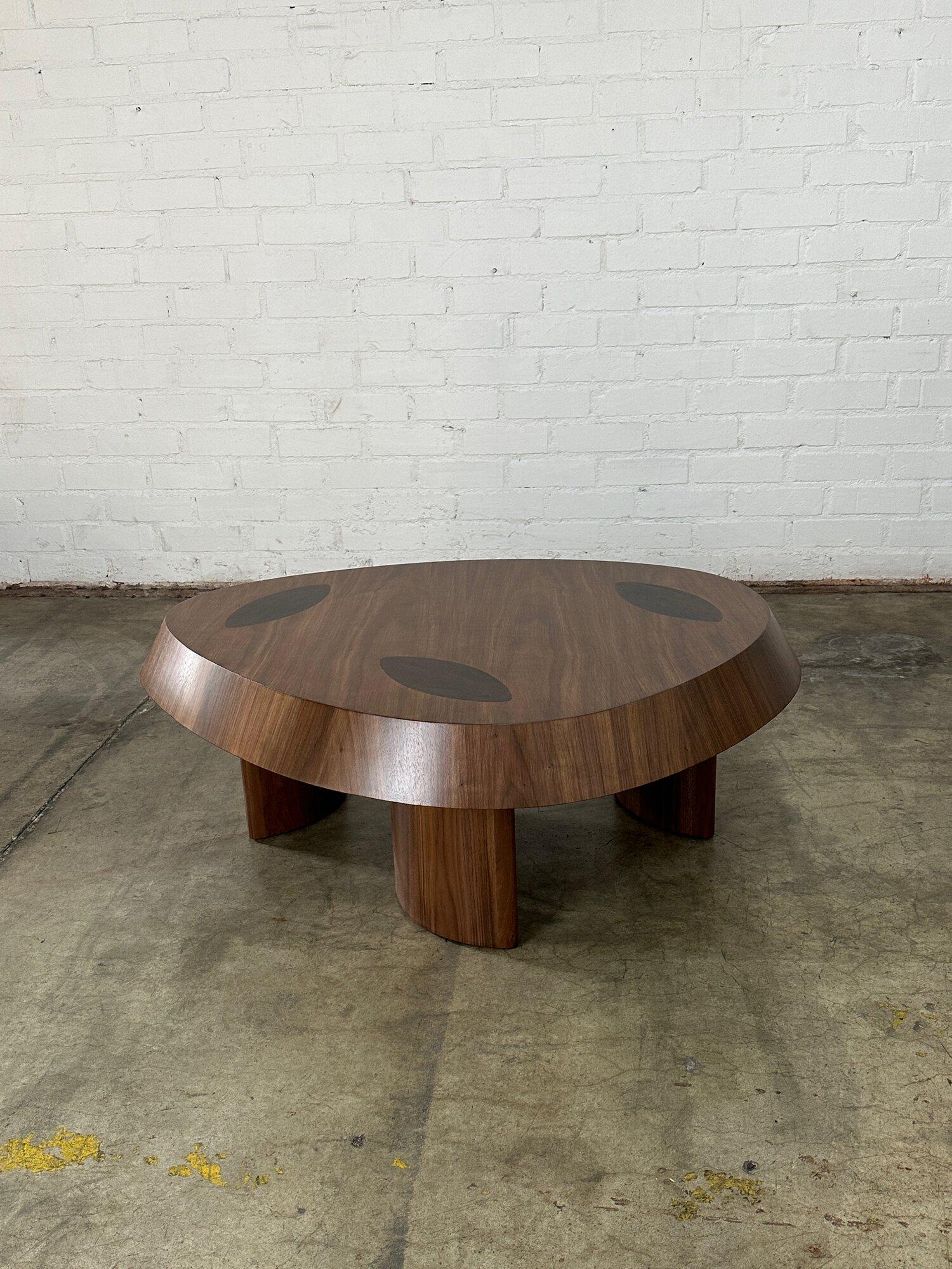 Custom Beveled Walnut Coffee Table - Etsy