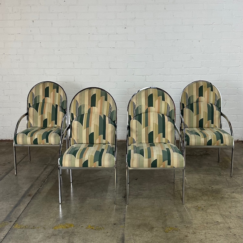 Chrome Dining Chairs - Etsy