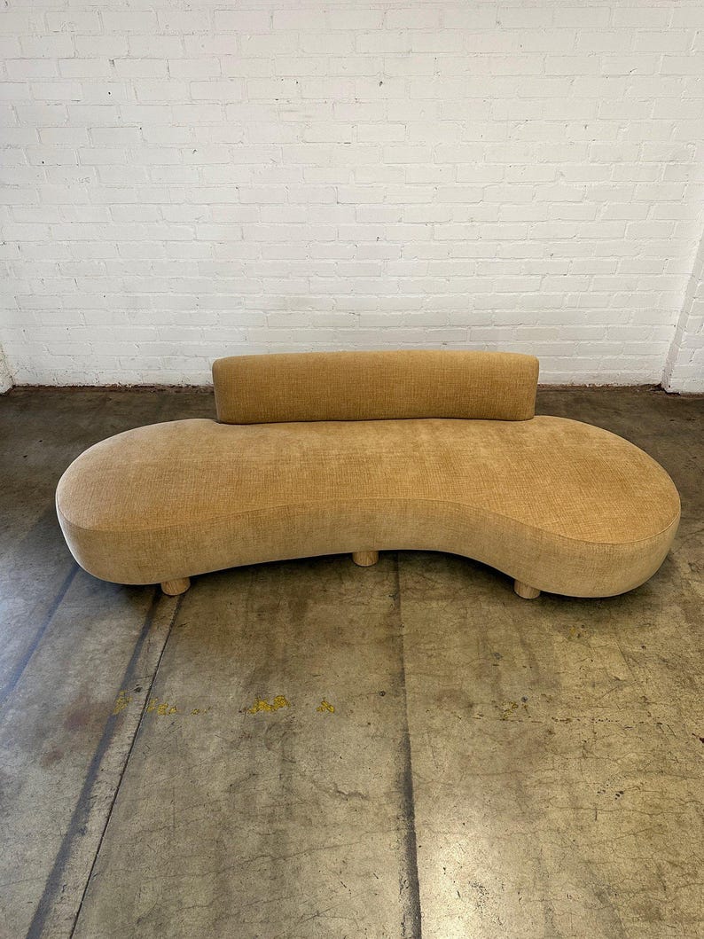 Wave Sofa - Compact Backrest Version - Floor Model - Etsy