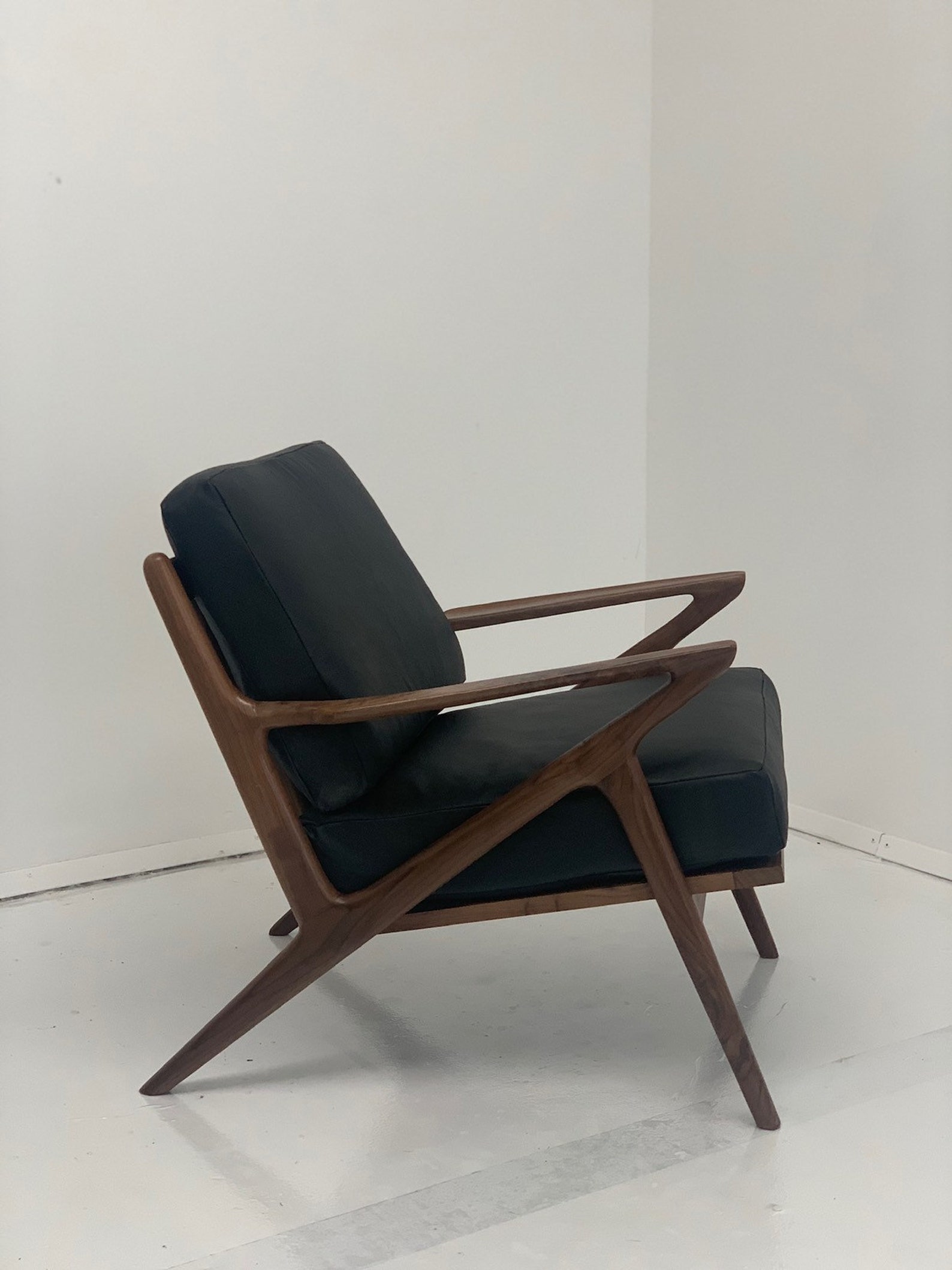 Contemporary Walnut Z Chair Hand Crafted - Etsy