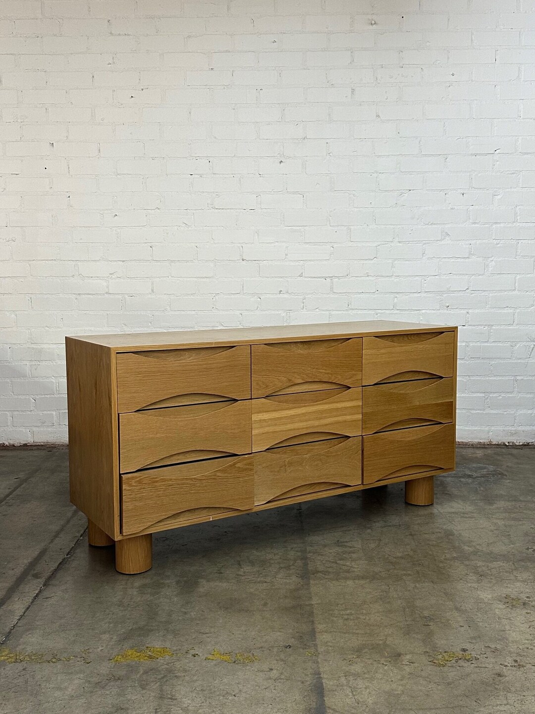 Custom White Oak ojos Dresser Floor Model in Stock - Etsy