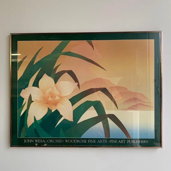 John Wesa Orchid Poster | Etsy
