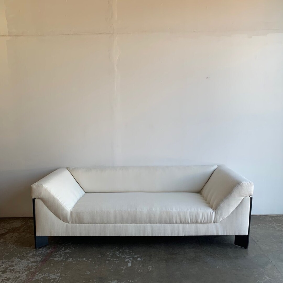 Open Arms Sofa by Vintage on Point - Etsy