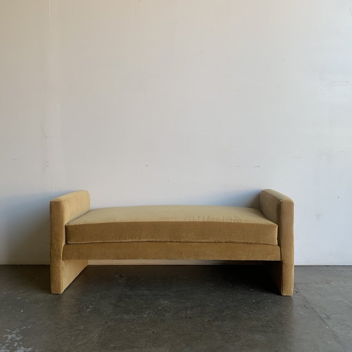 Post Modern Bench Mustard - Etsy