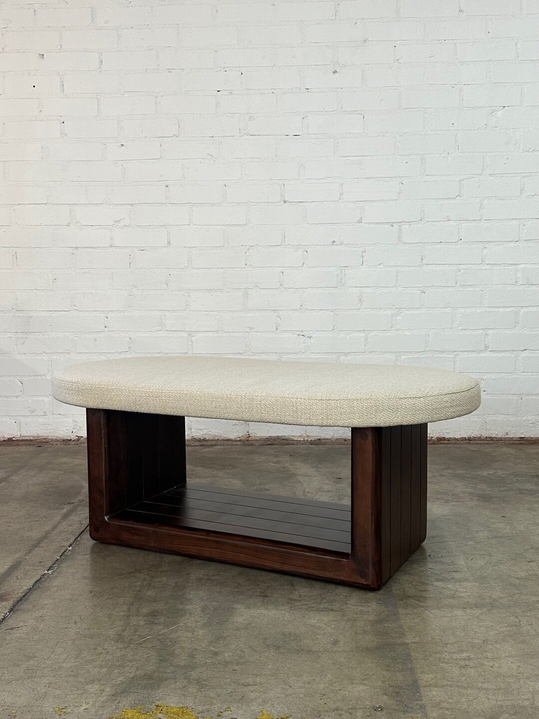 Upholstered Racetrack Coffee Table Handcrafted- on Sale - Etsy