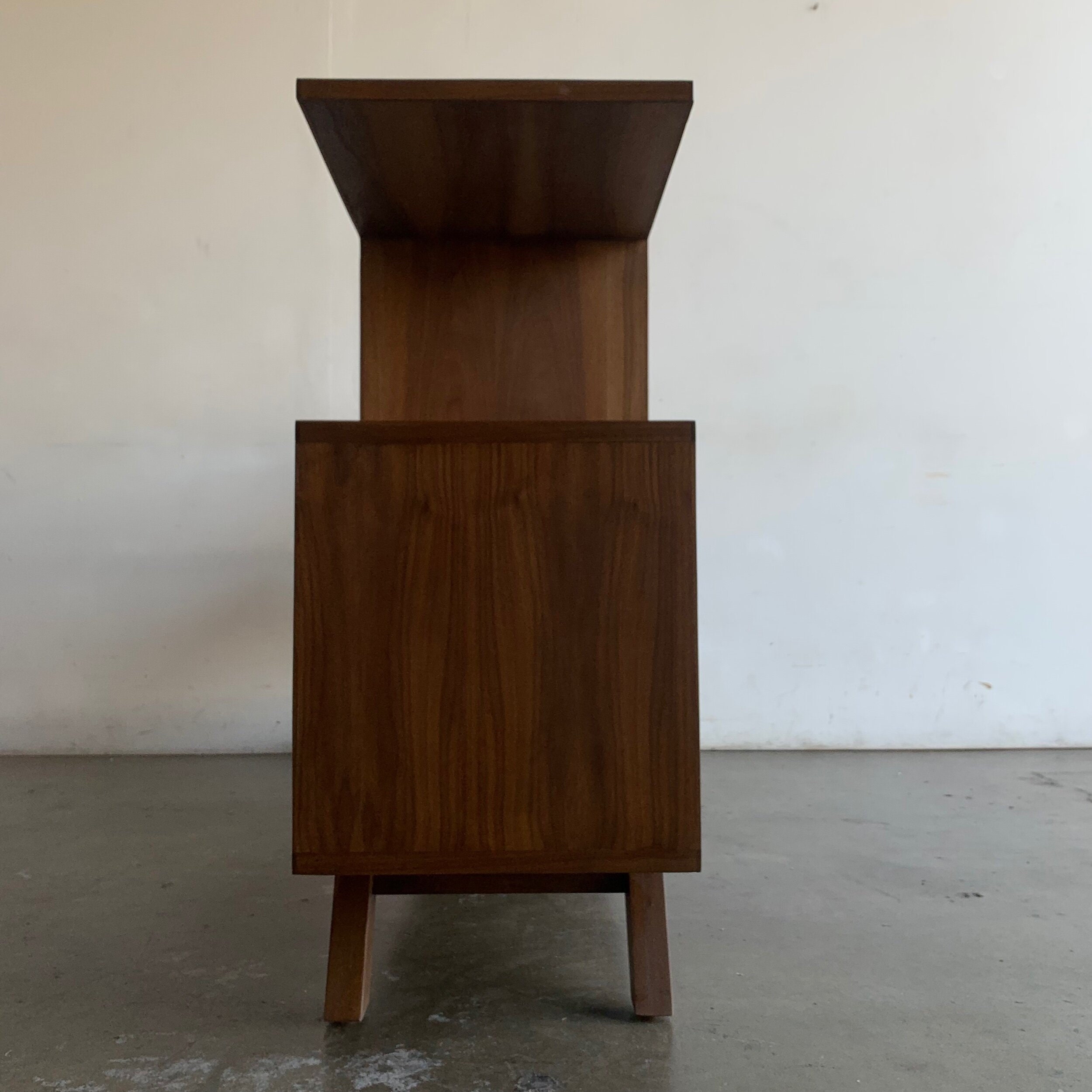 Vintage on Point Two Tier Bookshelf - Etsy