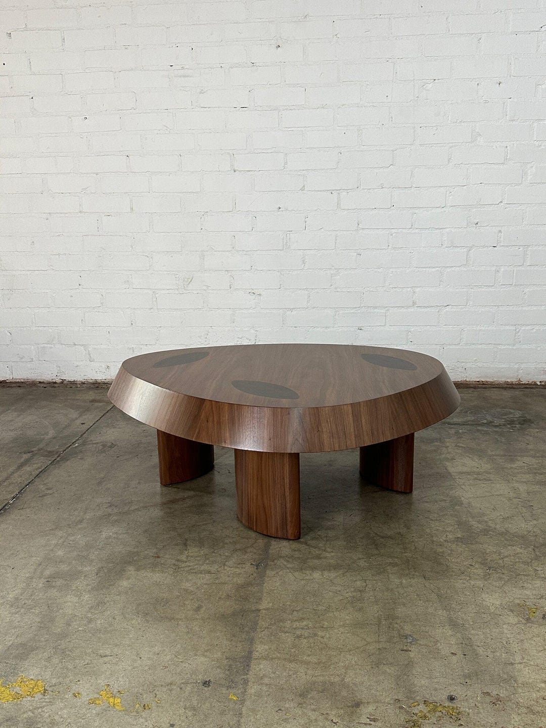 Custom Beveled Walnut Coffee Table - Etsy