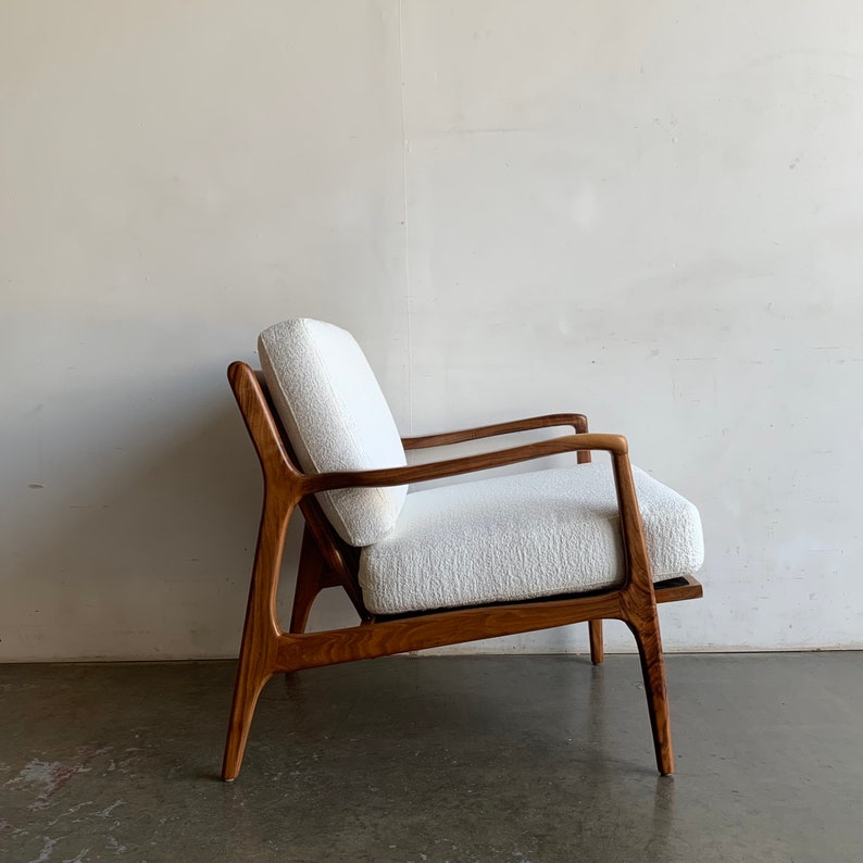 Mid Century Larson Style Lounge Chair - Etsy
