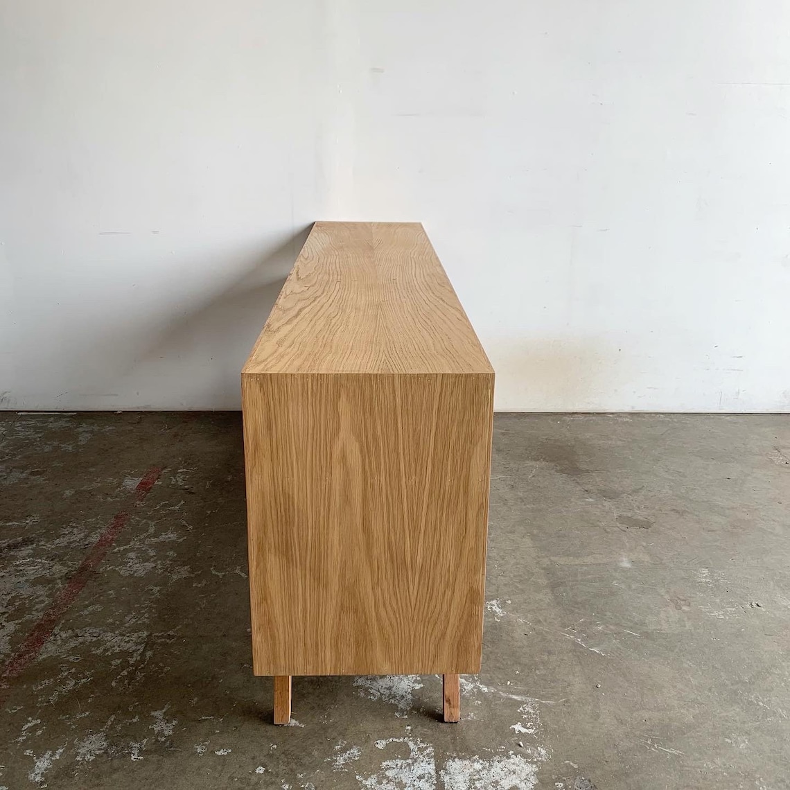 White Oak Bookcase/ Record Storage - Etsy