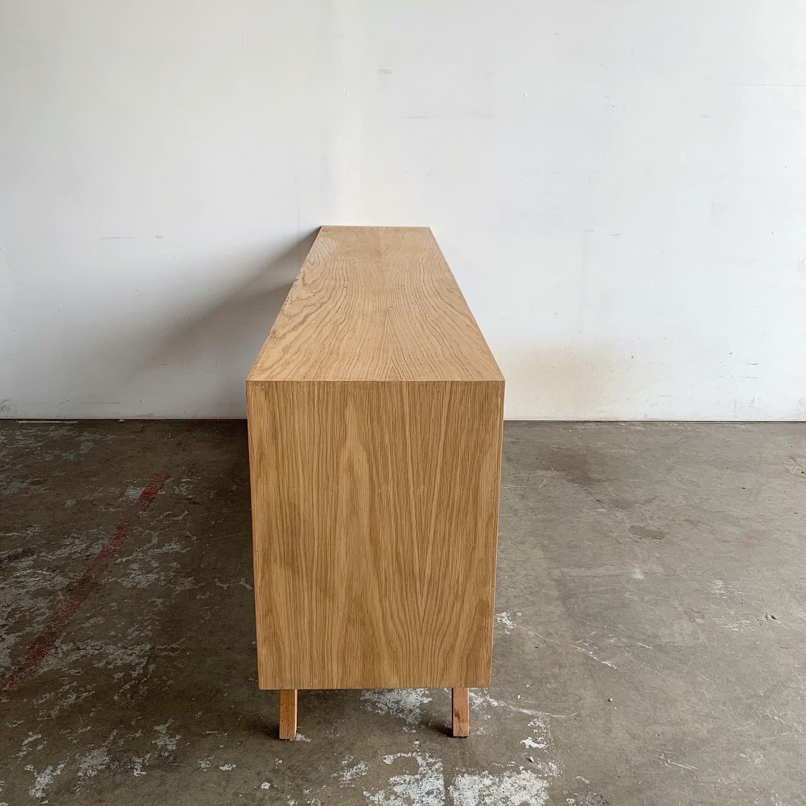 White Oak Bookcase/ Record Storage - Etsy