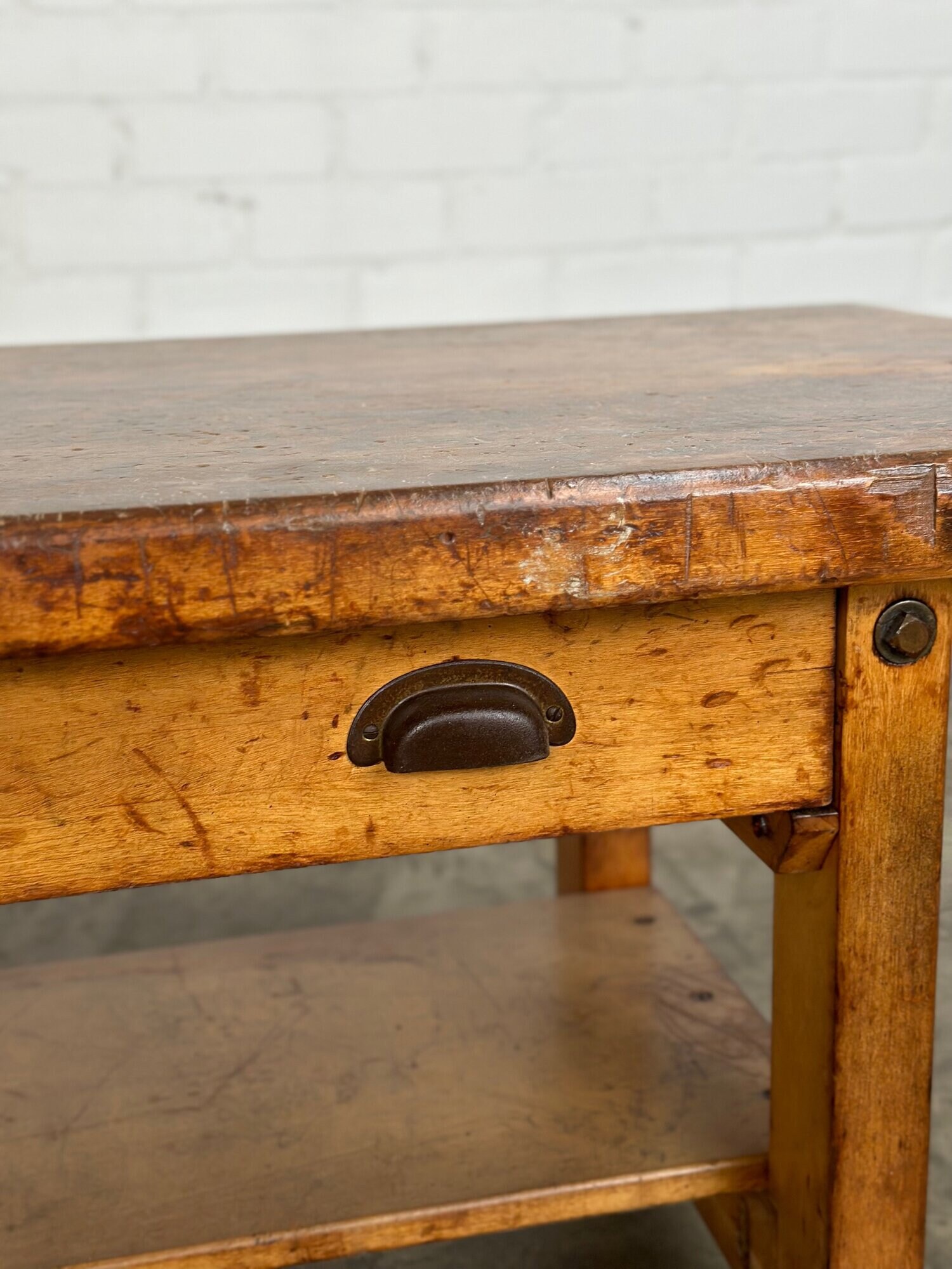 Rustic Low Profile Work Bench Reworked - Etsy