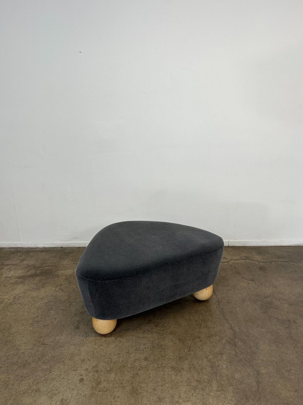 Wedge Ottoman on Hand Turned Ball Legs- Made to Order - Etsy