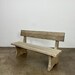 Rustic Solid Oak Benches sold Separately - Etsy