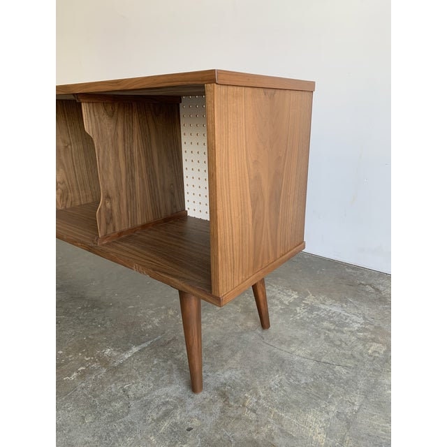 Mid-century Modern Walnut Record Holder Standard Version - Etsy