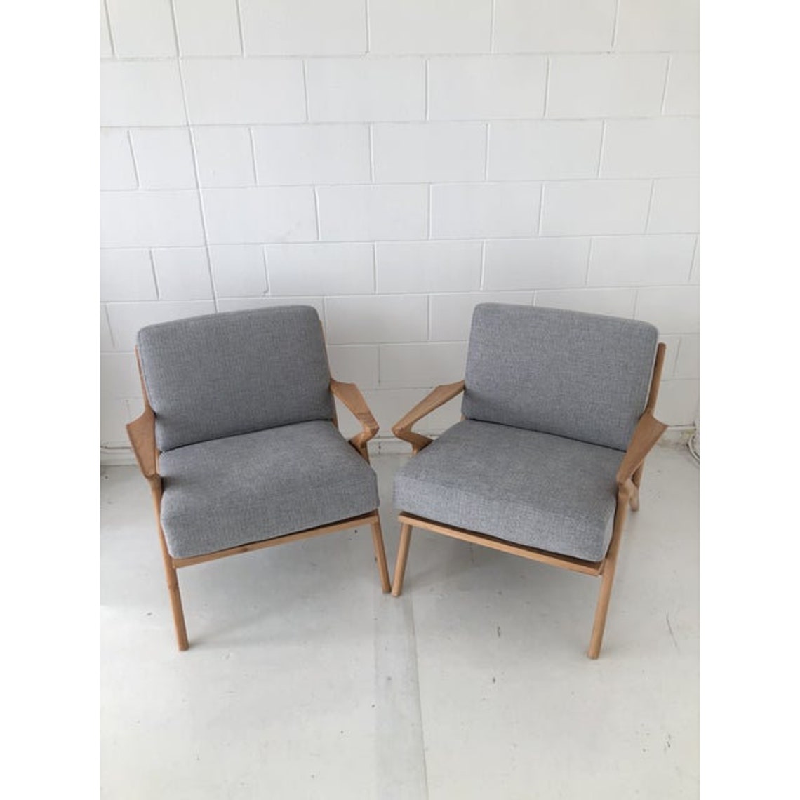 Mid Century Modern Z Chair - Etsy