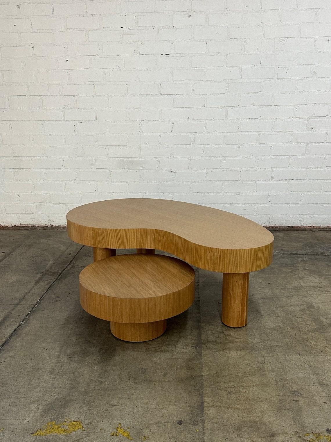 Made to Order- XL Version Two Tiered Kidney Coffee Table Set - Etsy