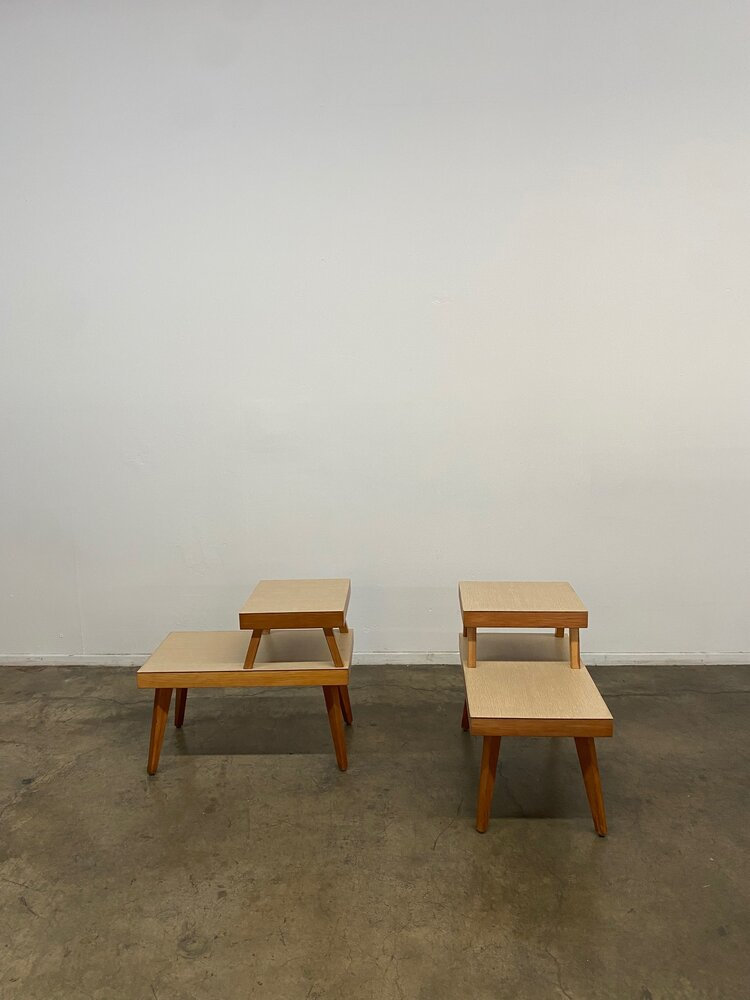 Mid Century Modern Two Tier Side Table - Etsy