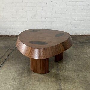 Custom Beveled Walnut Coffee Table - Etsy