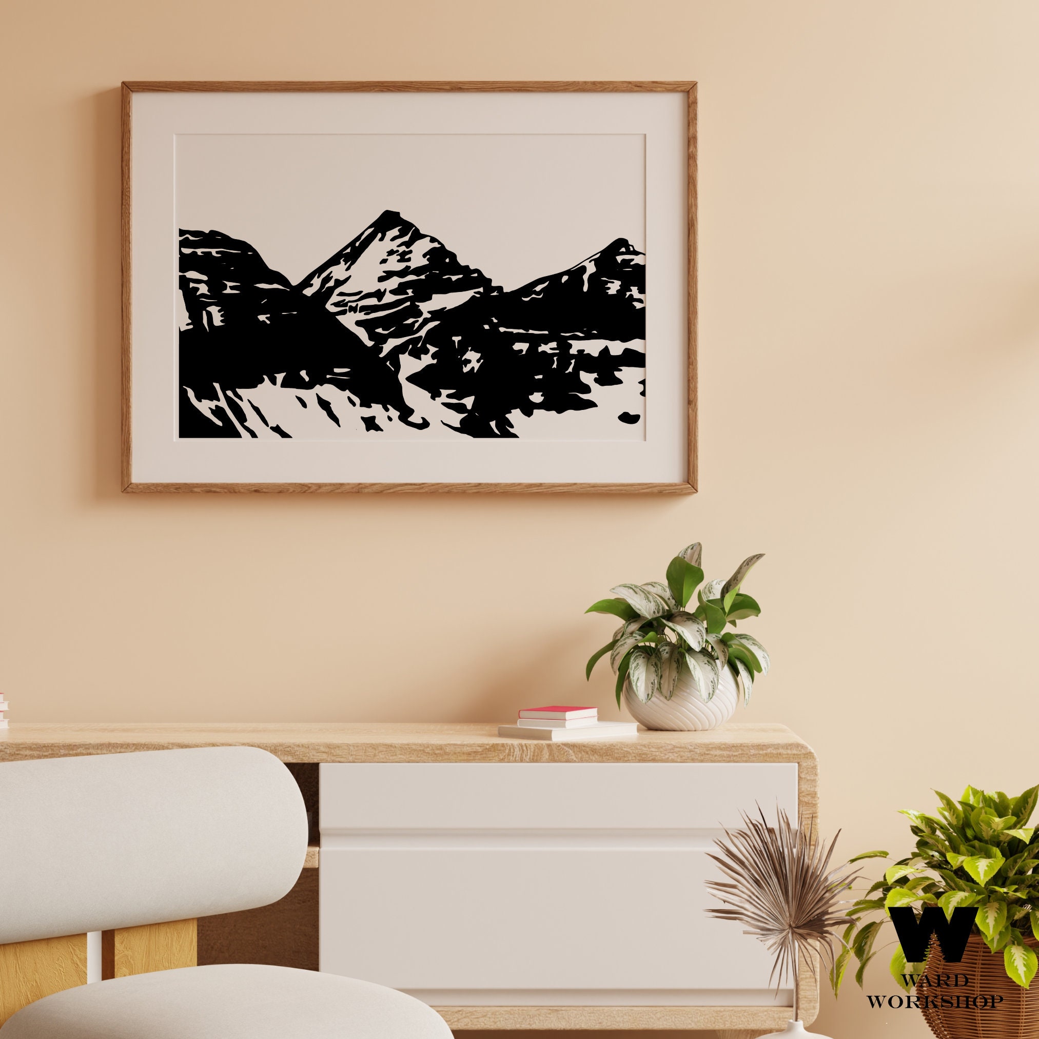 Utah Mountain Outline SVG Clipart Bundle for Personal and Commercial ...