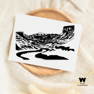 Fisher Towers Colorado River and La Sal Mountains Moab Utah Silhouette ...