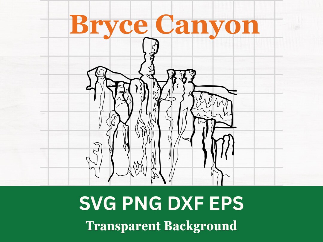 Bryce Canyon National Park Utah Svg | National Park Clipart | Personal ...