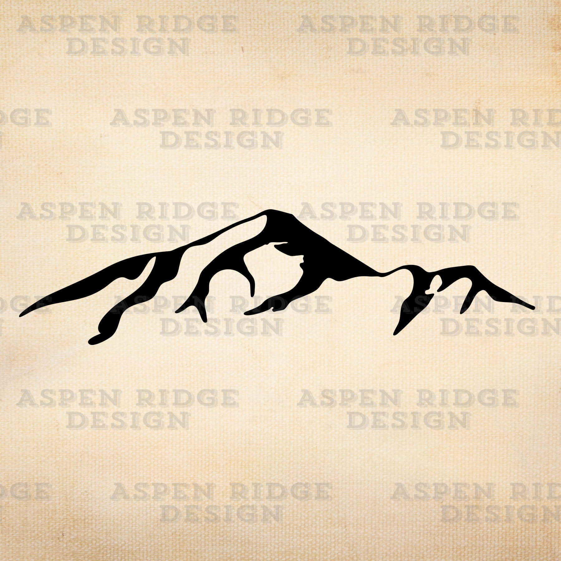 Pikes Peak II Colorado Mountains Digital Vector Clip Art File Personal ...