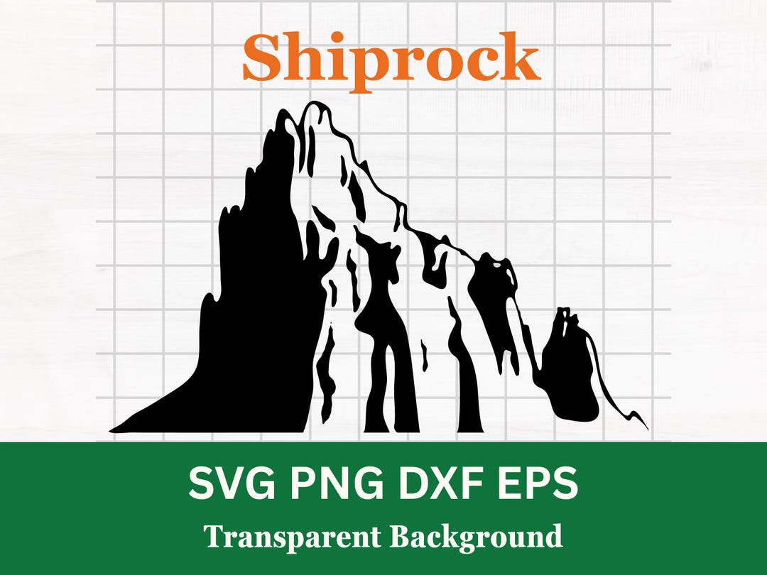 Shiprock Svg | New Mexico Mountain Outline | Cut File Clipart for ...