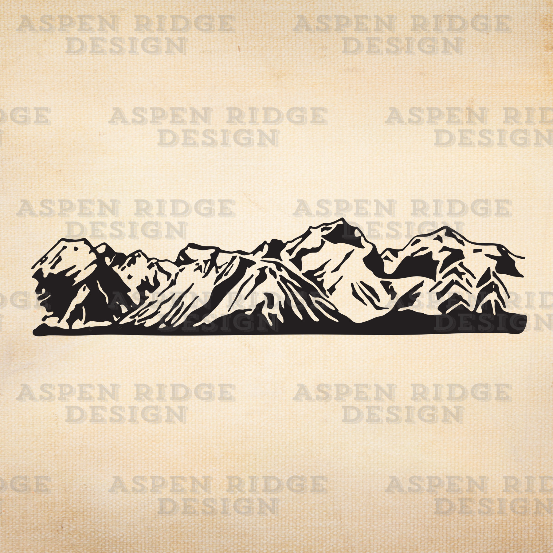 Eastern Sierra Nevada Mountains Svg | Mono Peaks Range California ...