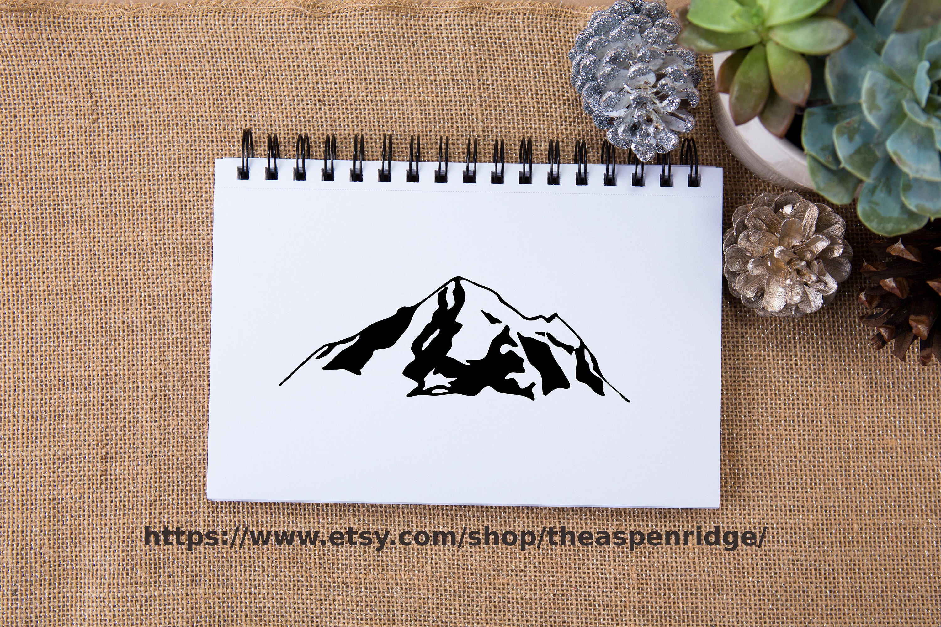 Mt. Baker Washington Vector Clip Art for Commercial and Personal Use - Etsy
