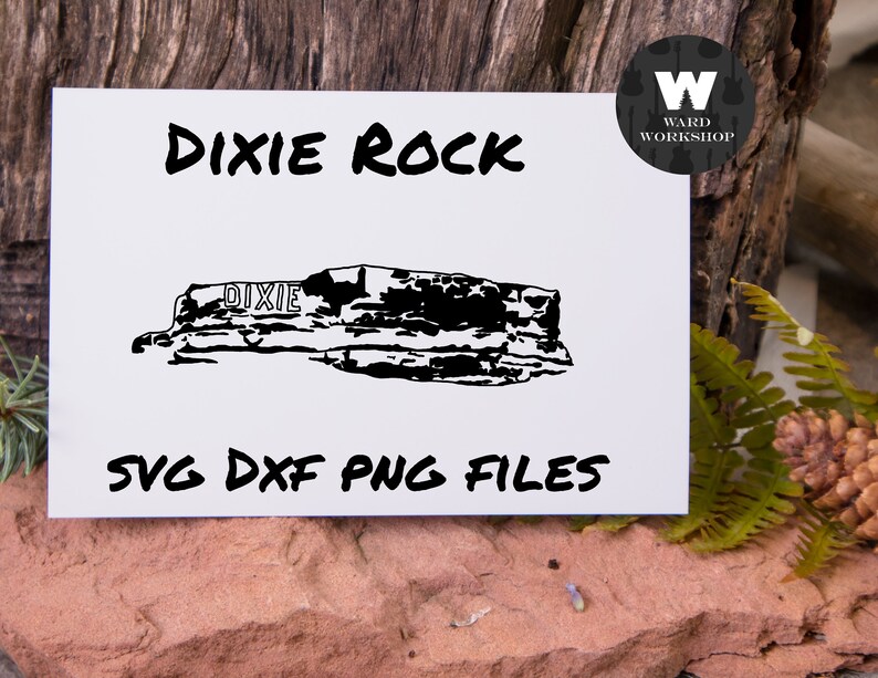 Dixie Rock St George Utah SVG PNG DXF - Etsy