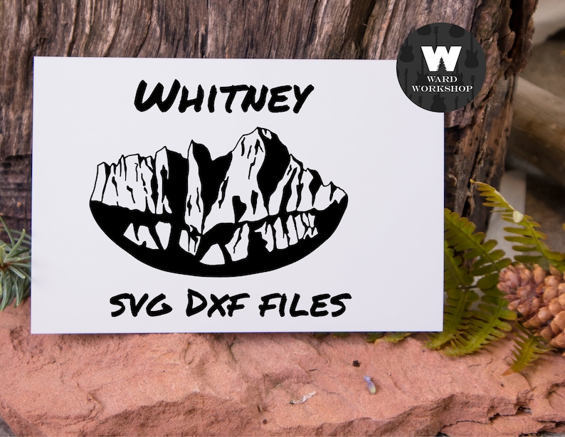 Monte Whitney PNG SVG y DXF - Etsy México