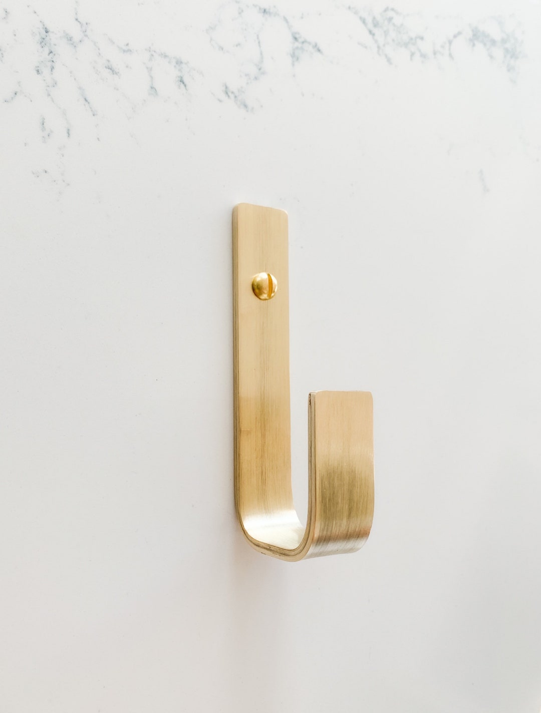 Brass Wall Hook / Brass Hook / Brass Handmade Wall Hook / Handcrafted ...