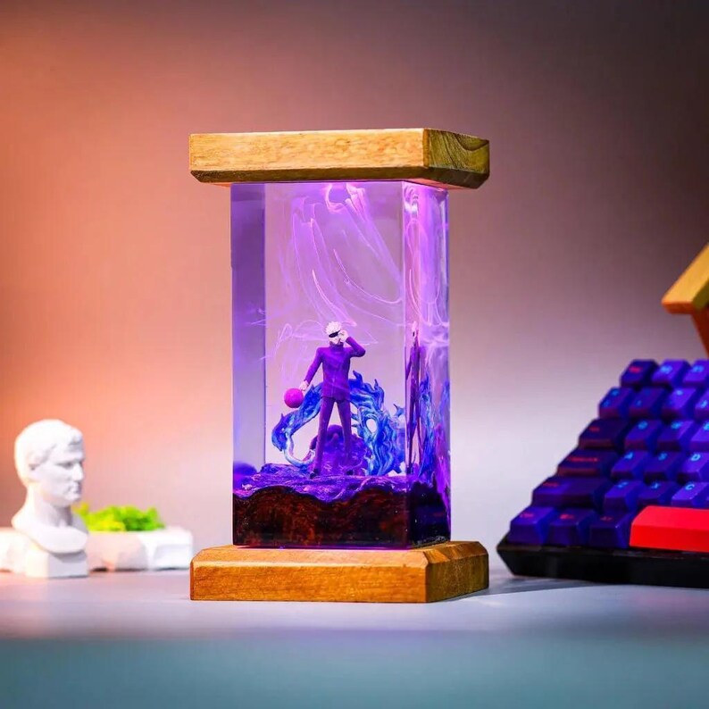 Gojo Satoru Jujutsu Kaisen Lamp Handmade Alien Xenomorph Biolab Night ...
