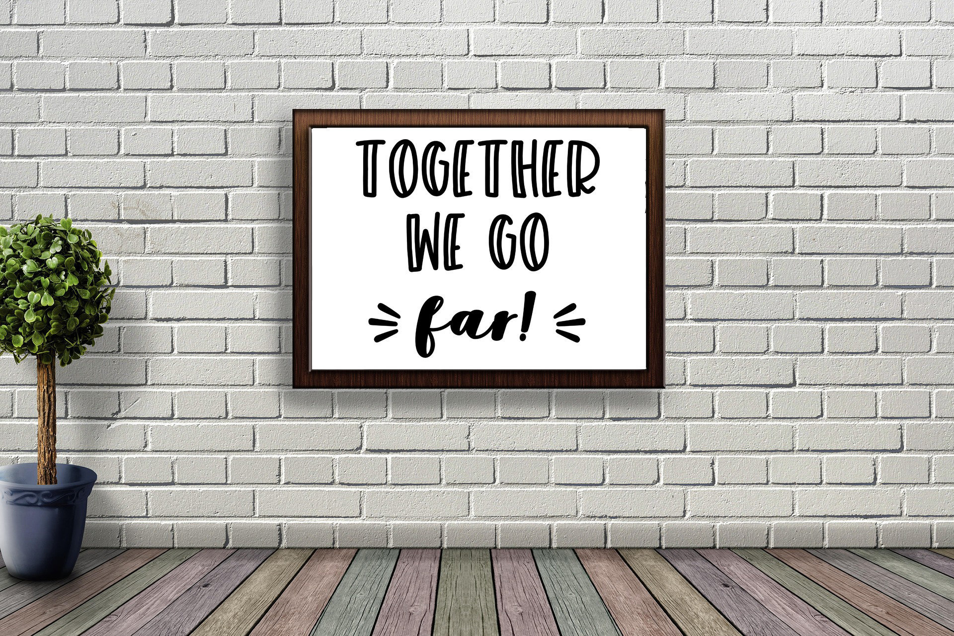 Buy Together We Go Far Print John Foley Peloton Printable Online in ...