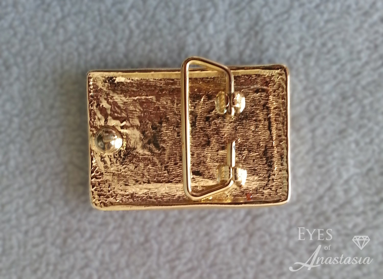 Rainbow Belt Buckle Colorful Rectangular Multi Color Bling - Etsy UK