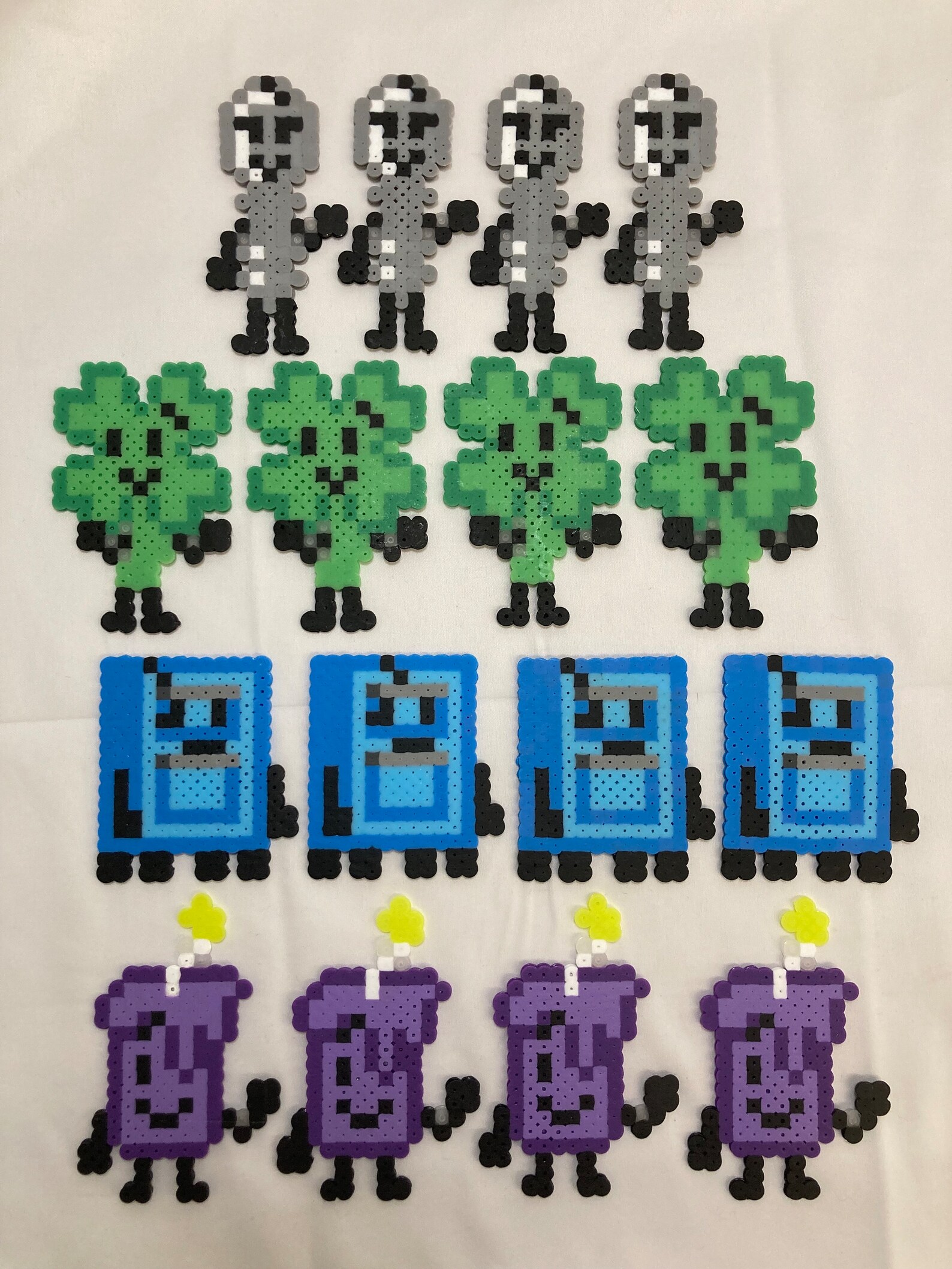 Inanimate Insanity Perler Bead Set Silver Spoon Clover Cabby - Etsy