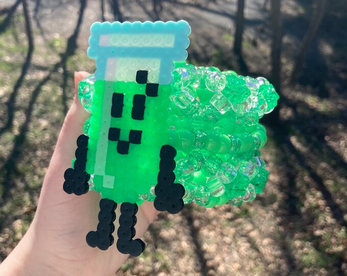 Test Tube Inanimate Insanity Kandi Cuff - Rotating Cuff With Perler ...