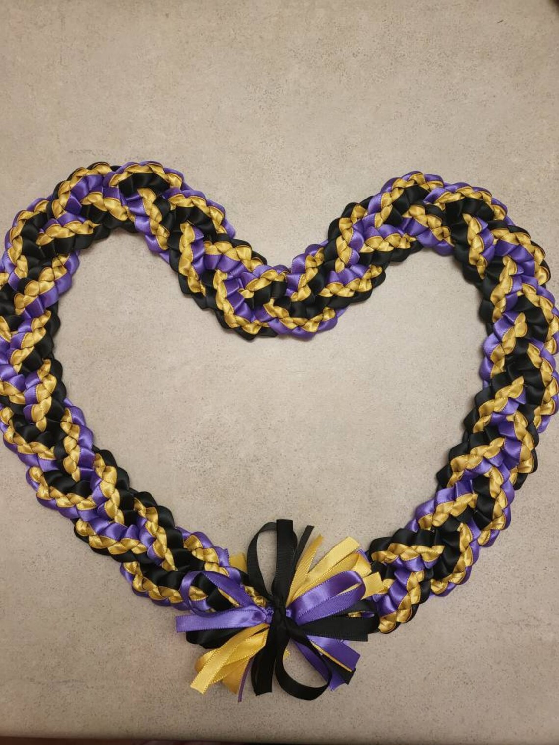 Style 1, and 2 : 3-4 Color Strand Braided Hawaiian Ribbon Lei - Etsy