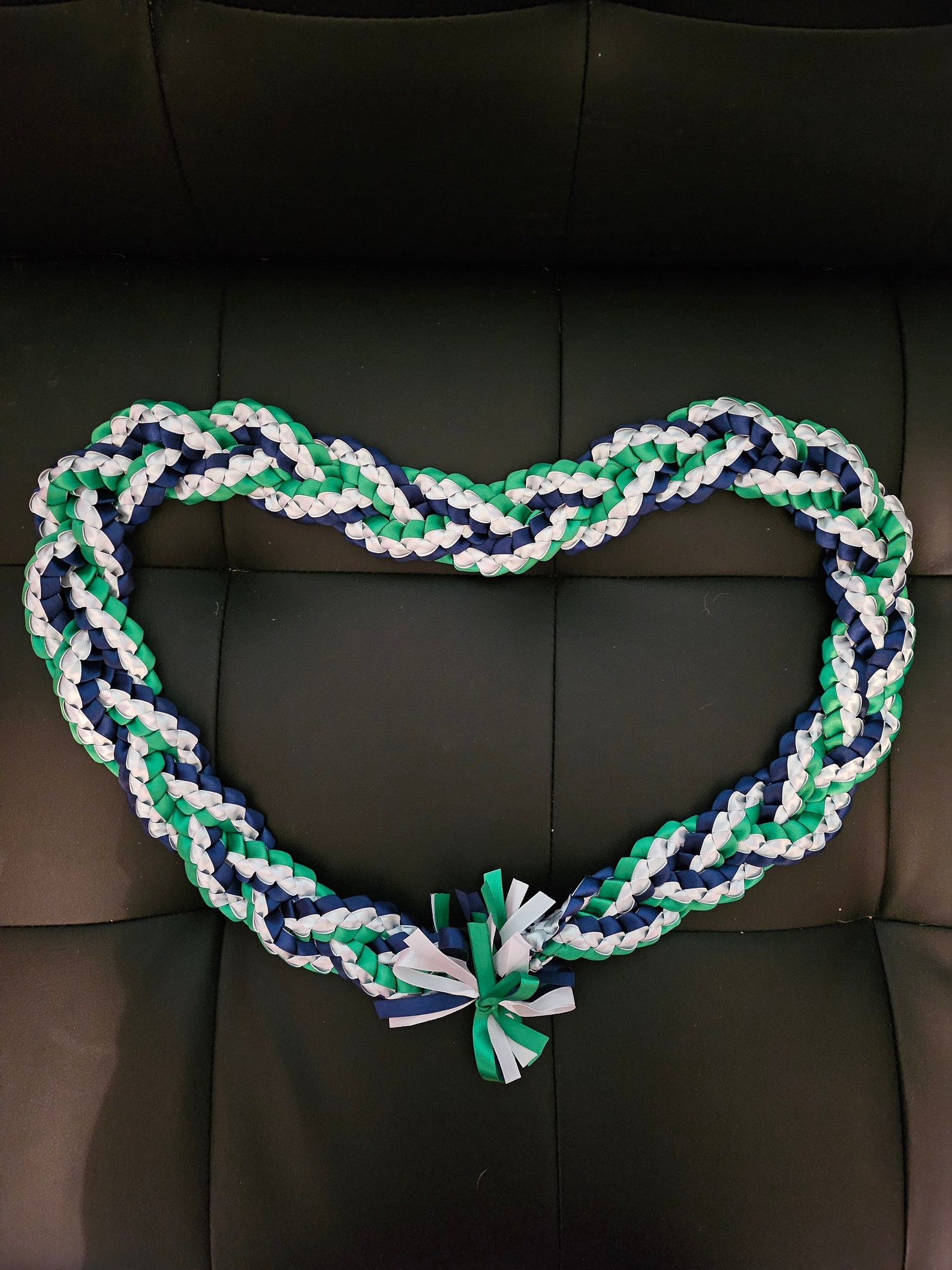 Style 1, and 2 : 3-4 Color Strand Braided Hawaiian Ribbon Lei - Etsy