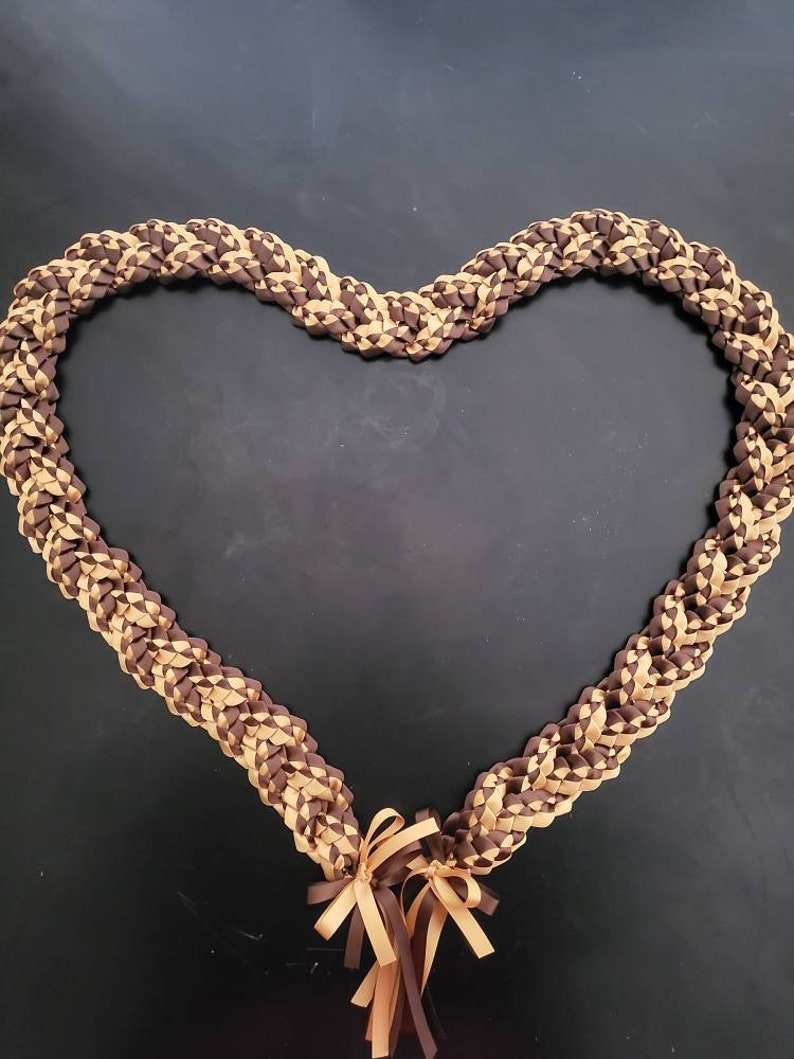 OPEN LEI 50in 2-4 Colors Braided Hawaiian Ribbon Lei - Etsy