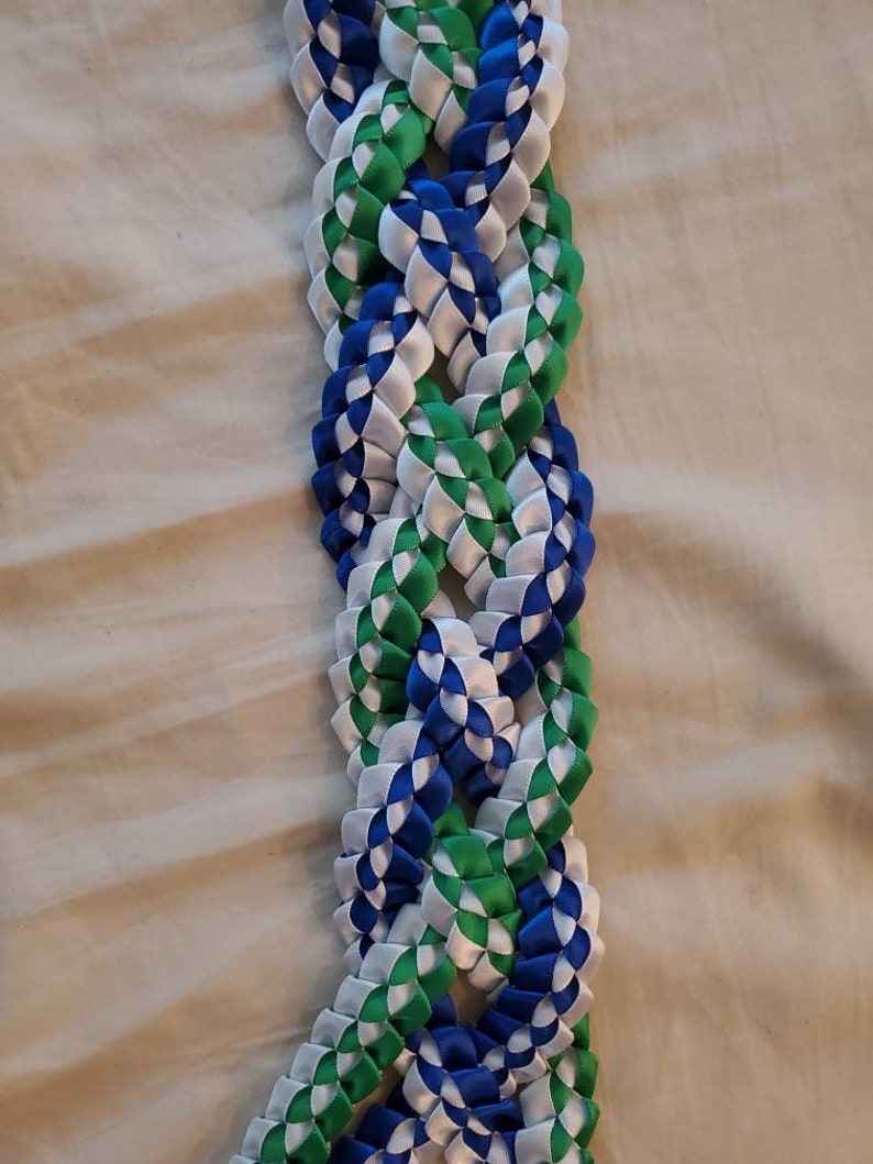 OPEN 5ft 4 Strand Weave Open Ribbon Lei - Etsy