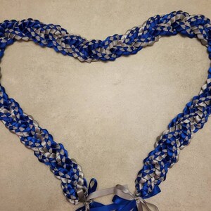 OPEN LEI 50in 2-4 Colors Braided Hawaiian Ribbon Lei - Etsy