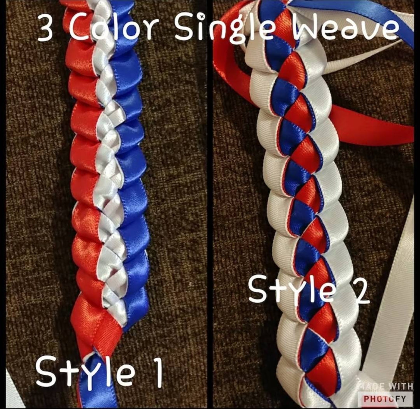 OPEN LEI 50in 2-4 Colors Braided Hawaiian Ribbon Lei - Etsy