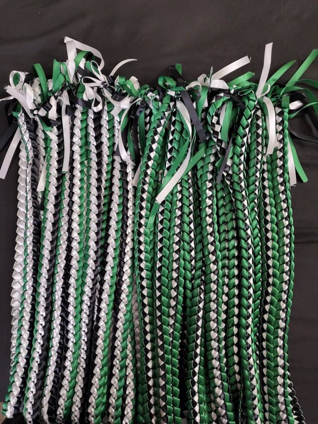 3-4 Color Single Weave Hawaiian Ribbon Lei With 3/8inch Ribbons - Etsy