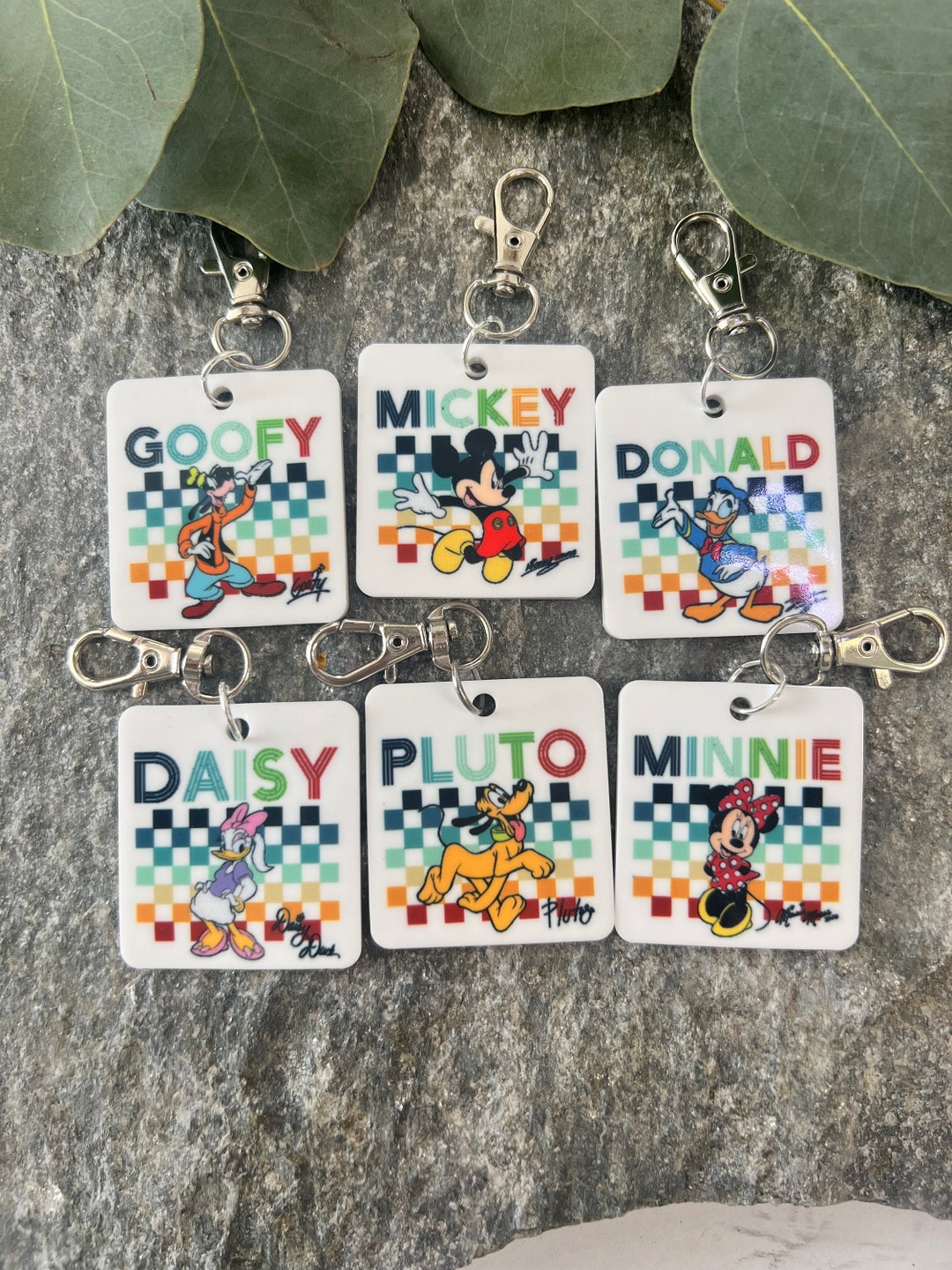 Custom Acrylic Characters Keychain, Disney Inspired, the Fab Five, Bag ...