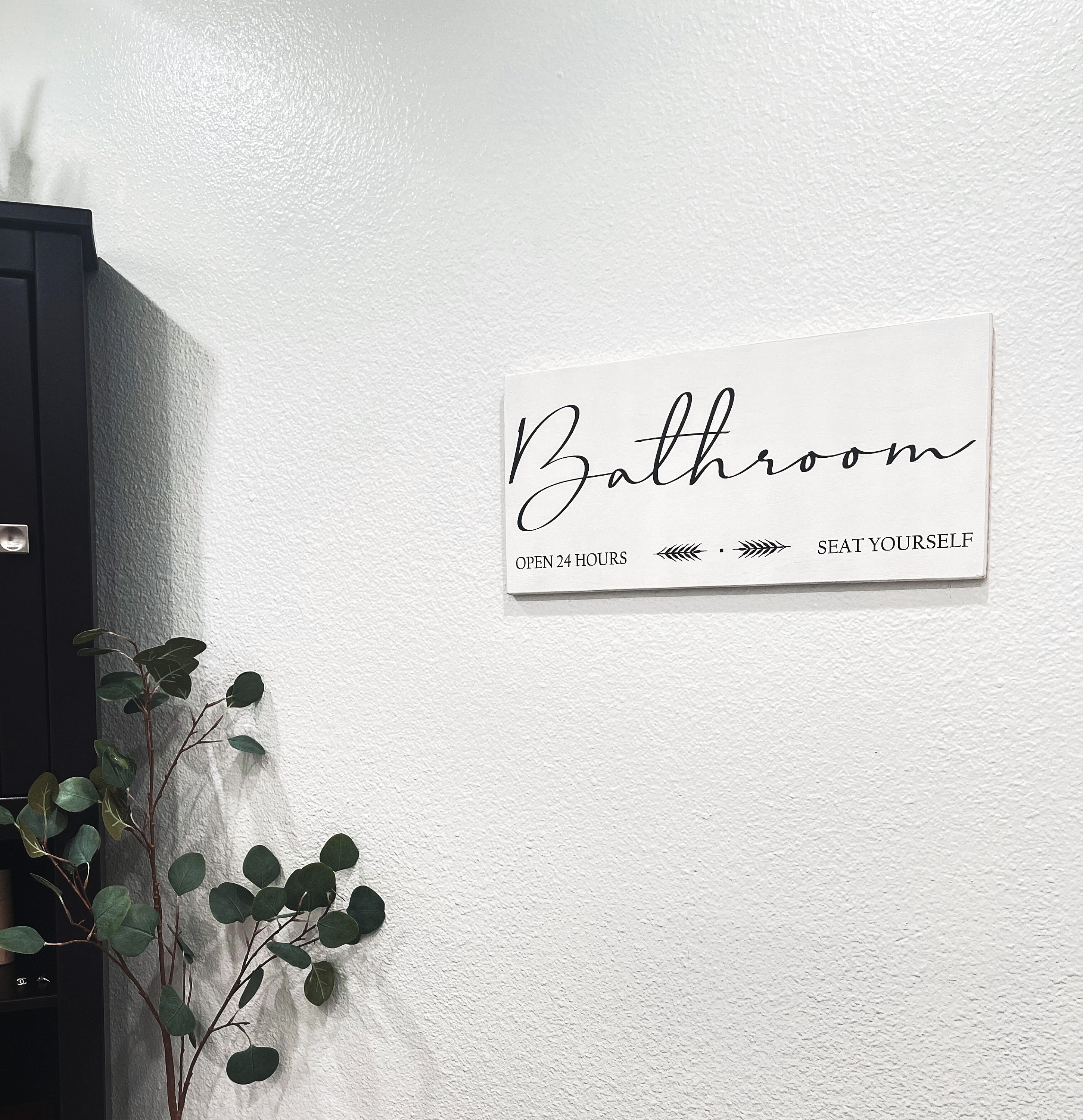 Wooden Funny Bathroom Sign Personalized Home Decor Gift - Etsy