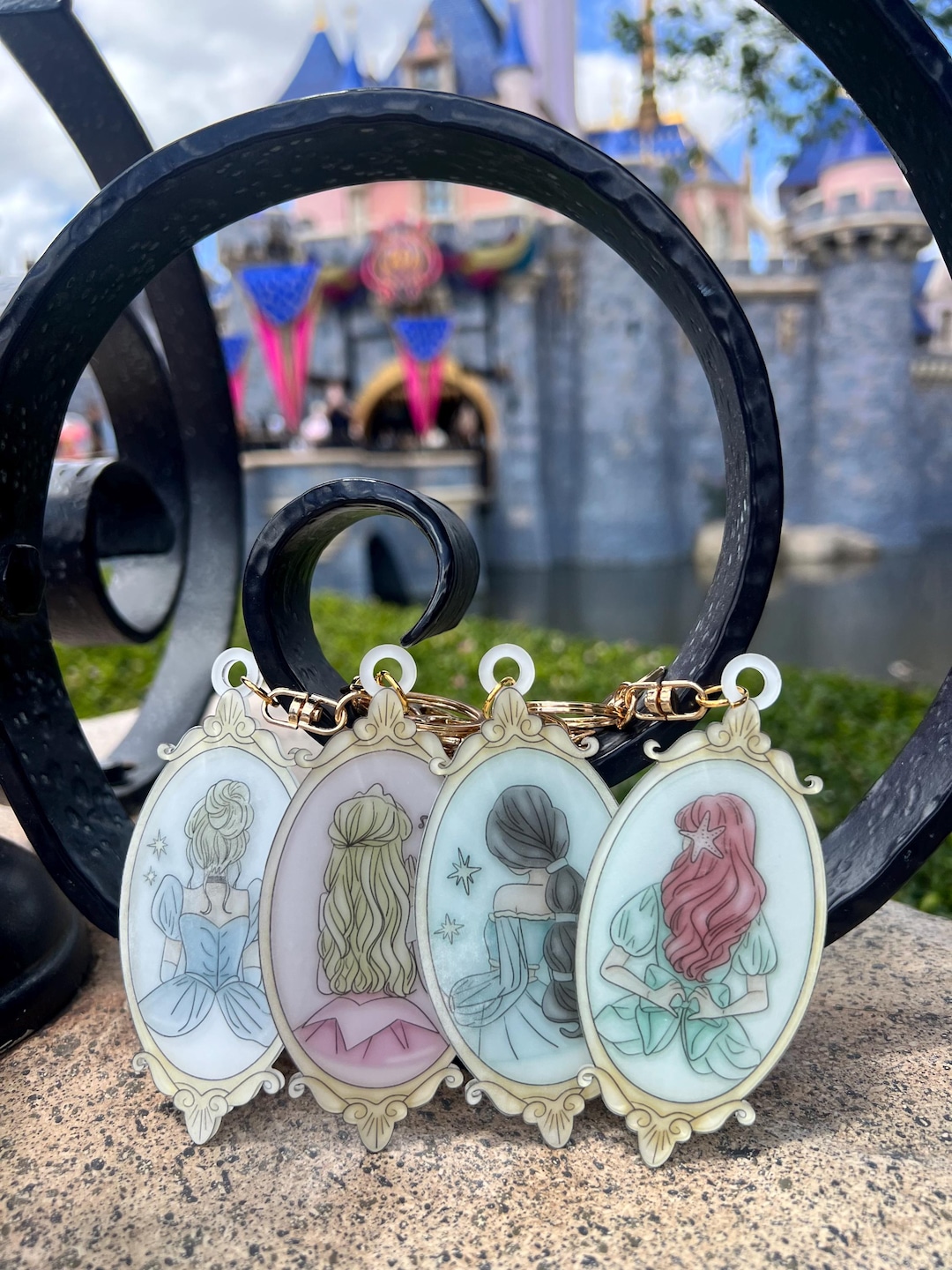 Princess Frame Bag Tags, Disney Inspired, Disneyland, Bag Tag ...