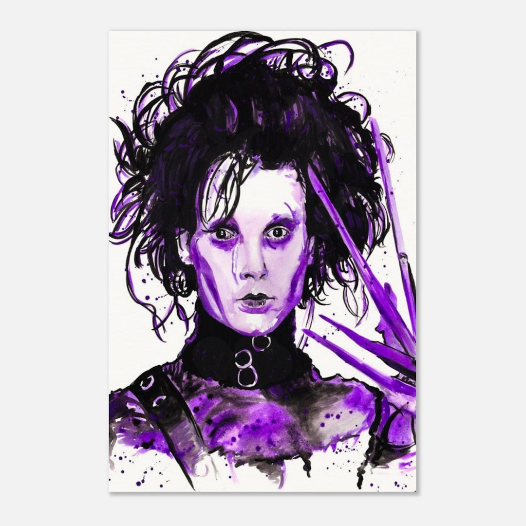 Edward Scissorhands, Print, Prints, Digital Prints, Watercolor, Wall ...