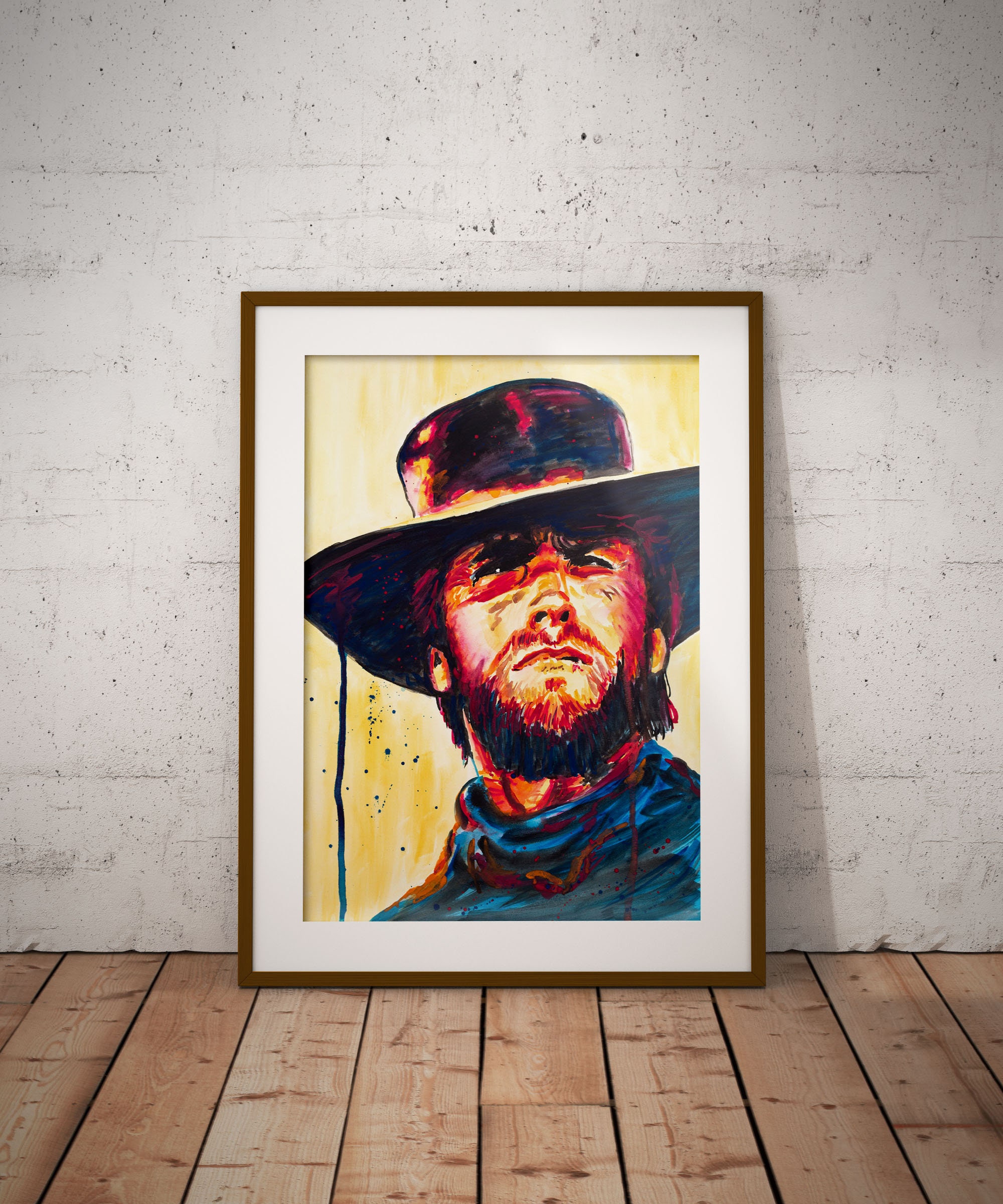 Clint Eastwood Clint Eastwood Art Clint Eastwood Print - Etsy France